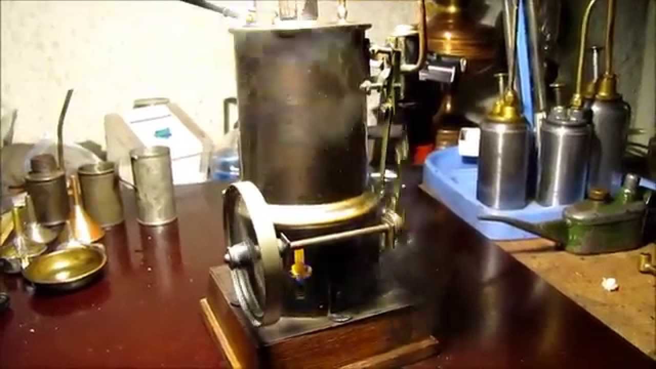 Schoenner 113 Model Steam Engine (c.1900) - YouTube