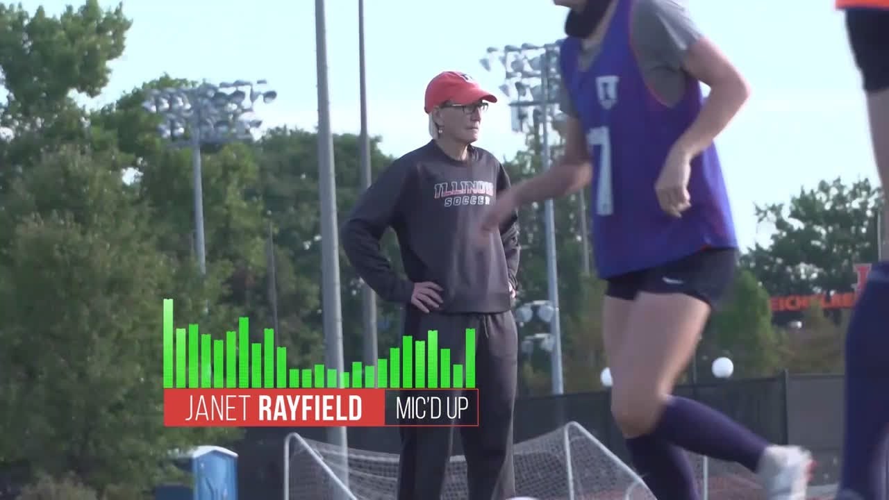 Illini Soccer | Janet Rayfield Mic'd Up - YouTube
