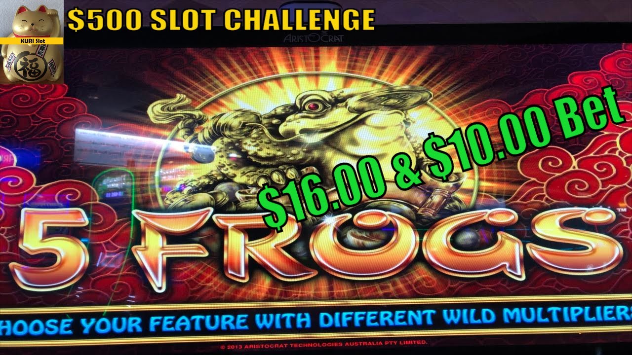 ★NEVER PLAYED WITH SUCH A HIGH BET ON FROGS !★HIGH LIMIT SLOT CHALLENGE ...