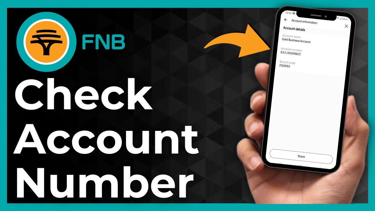 How To Check Your Account Number On The FNB App - Full Guide - YouTube
