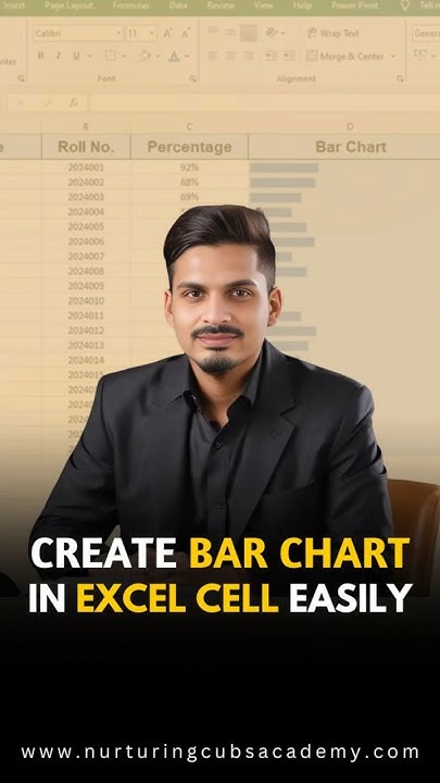 Create Bar Chart In Excel Cell Easily - YouTube