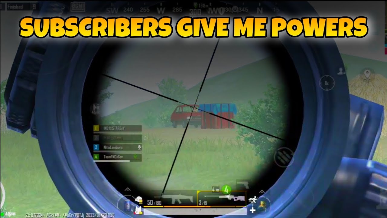 🔥 SUBSCRIBERS GIVE ME POWER | BGMI GAMEPLAY - YouTube