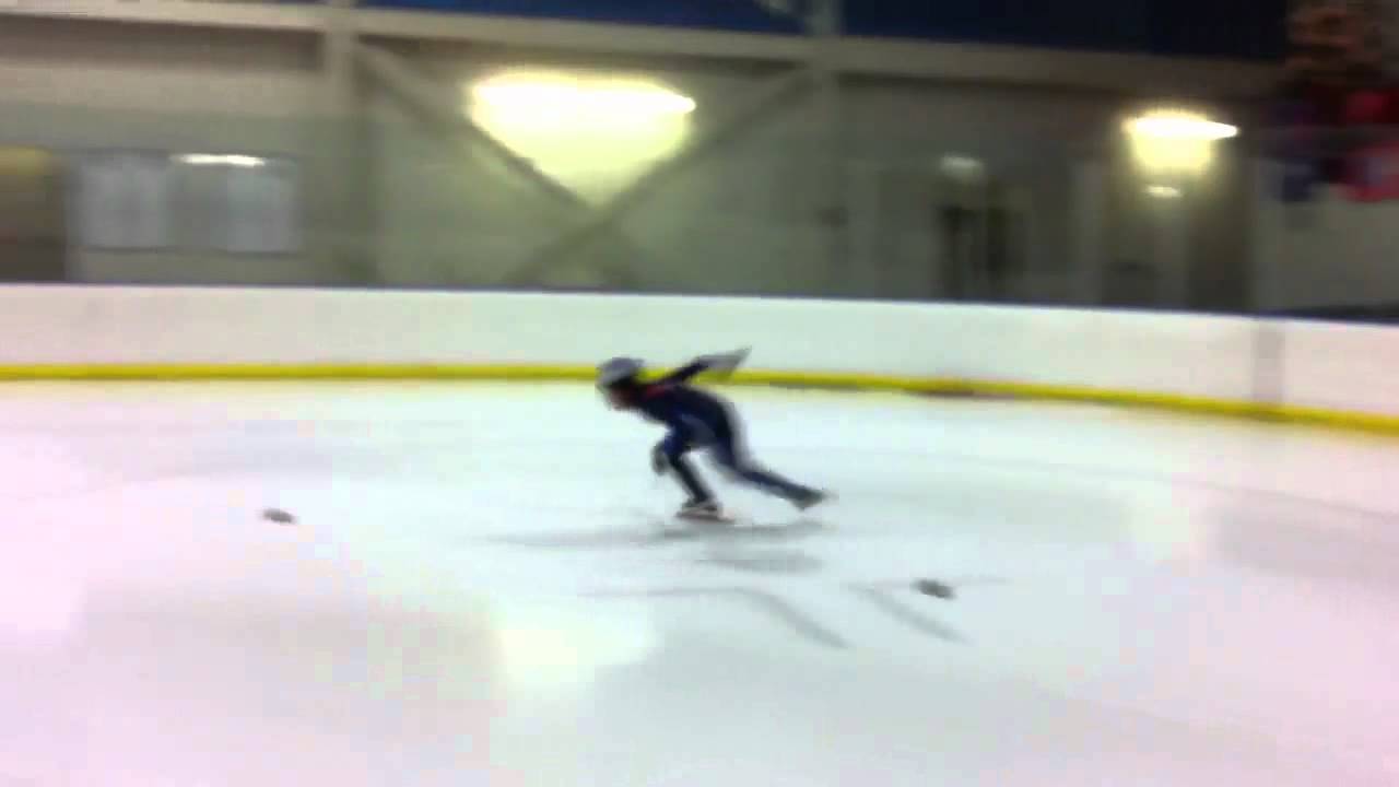 Speed skating start 3 - YouTube