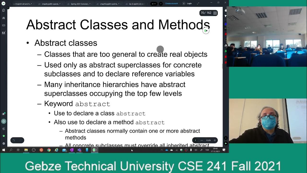 CSE 241 Fall 2021 Dec 27 - YouTube