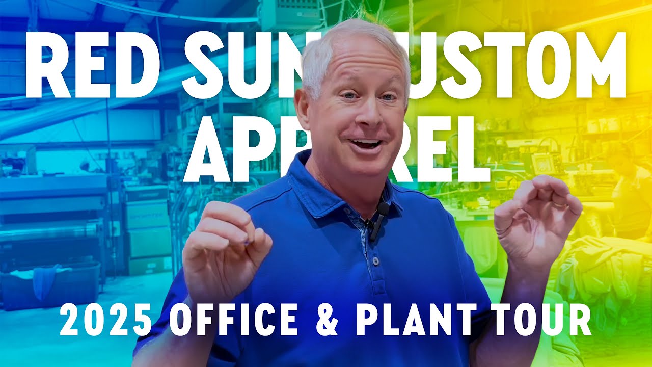 Inside Red Sun Custom Apparel | Plant Tour with President & CEO Bill ...
