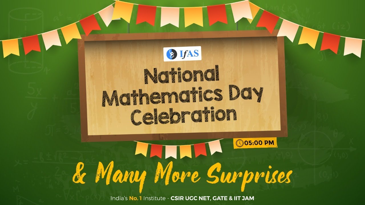 National Mathematics Day Celebration - YouTube