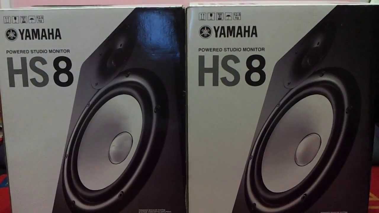 Yamaha HS 8 unboxing - YouTube