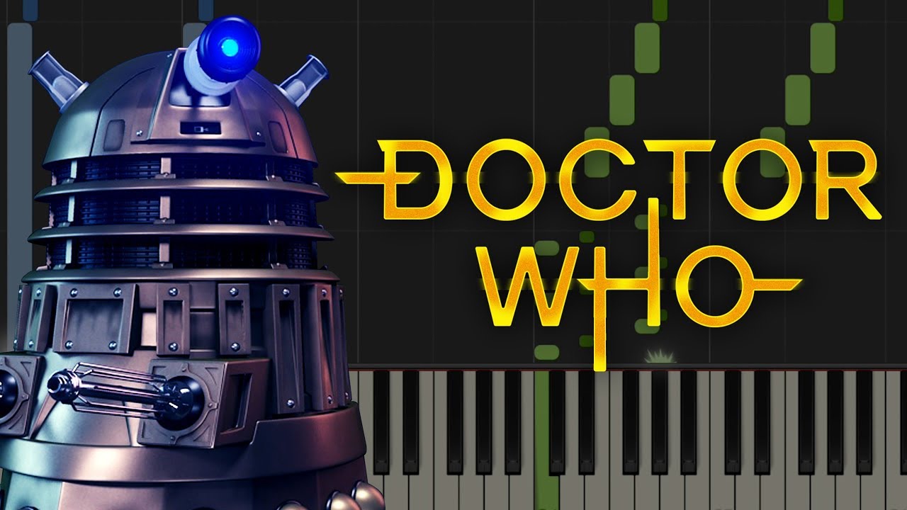 DOCTOR WHO THEME TUNE - Hard Piano Tutorial - YouTube