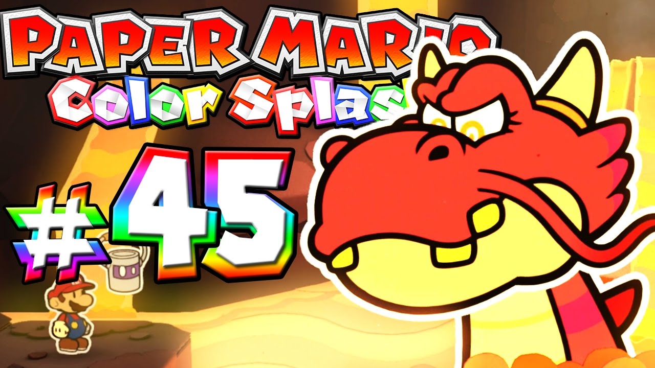 PAPER MARIO: COLOR SPLASH # 45 🎨 Draggadon fühlt sich wie neu geboren ...