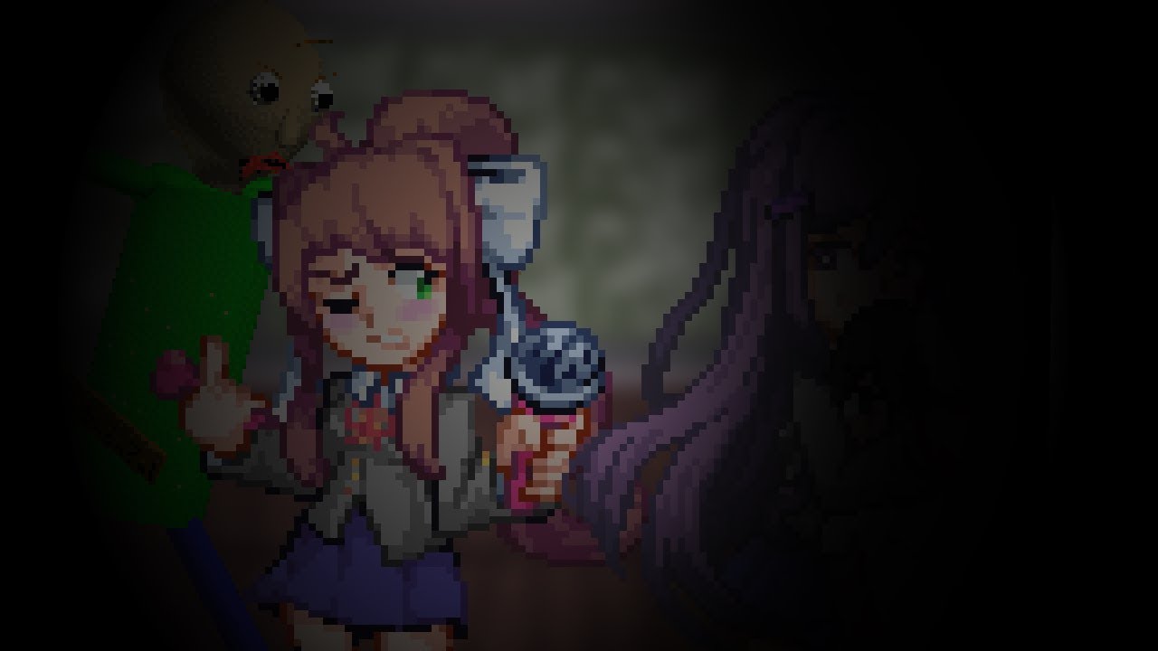 afflicted wounds! MONIKA n' BALDI vs YURI (affliction) - YouTube