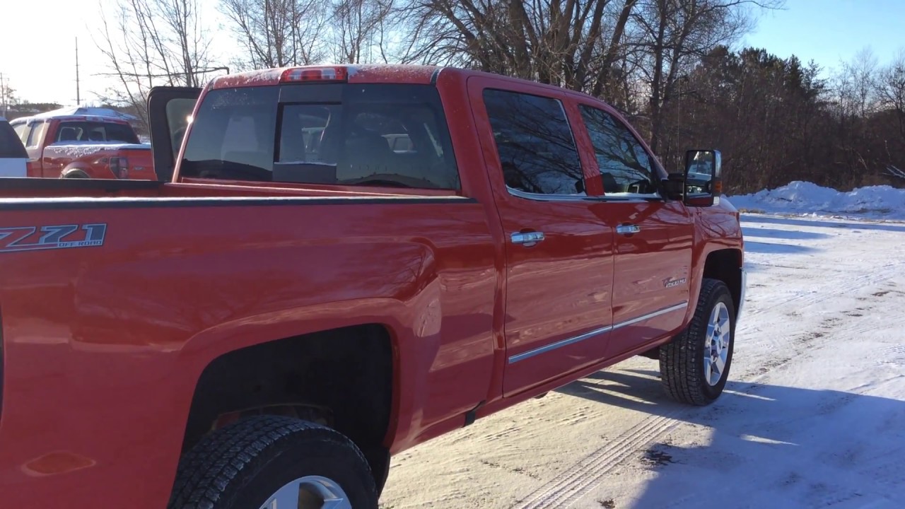 2016 Chevrolet 2500 LTZ Crew Cab Red - YouTube