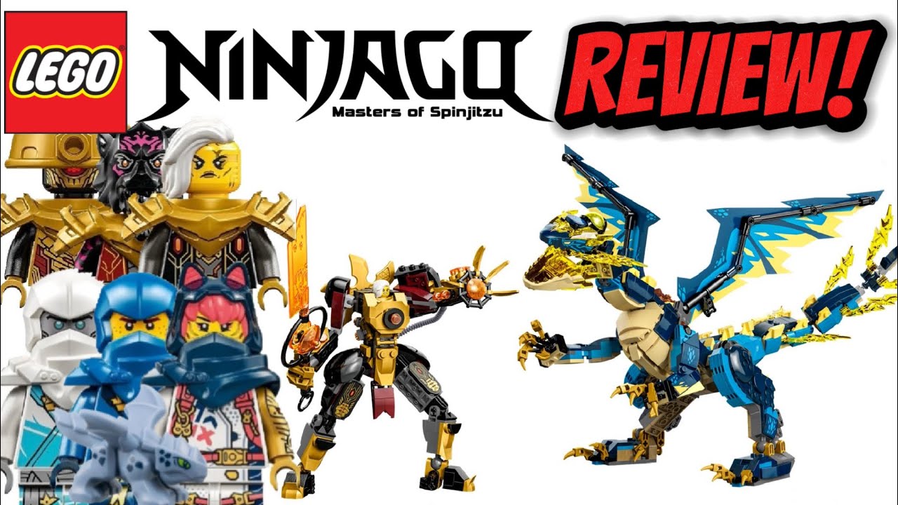 Lego Ninjago REVIEW Elemental Dragon VS Empress Mech - 71796 - YouTube