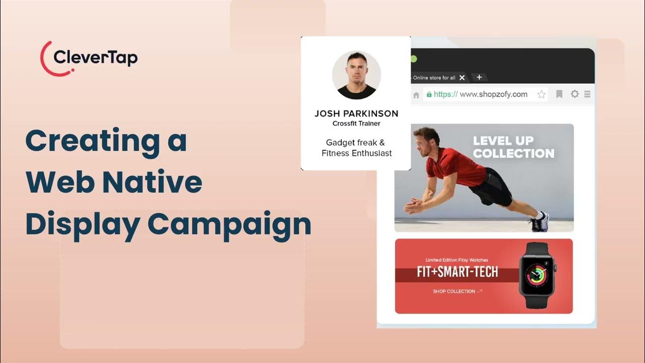 How to setup Web Native Display Campaigns in CleverTap - YouTube