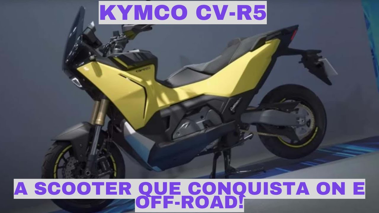 Kymco CV-R5: A Scooter que se Comporta como uma Big Trail! - YouTube
