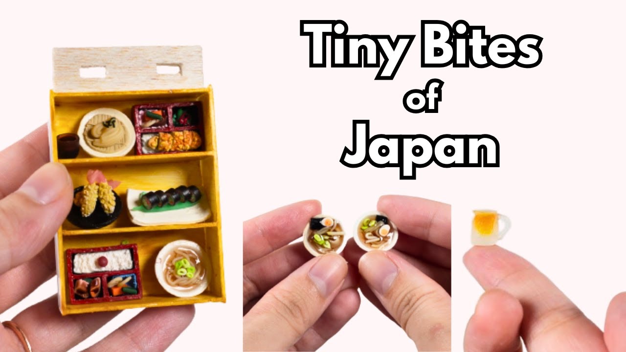 How to Make Miniature Clay Sushi, Ramen, and more - YouTube