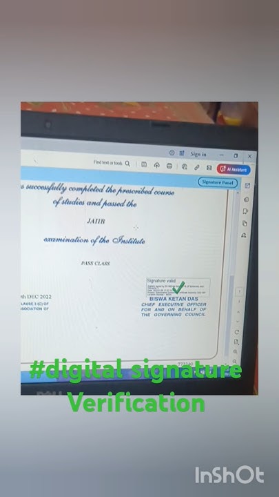 How to verify digital signature??? - YouTube
