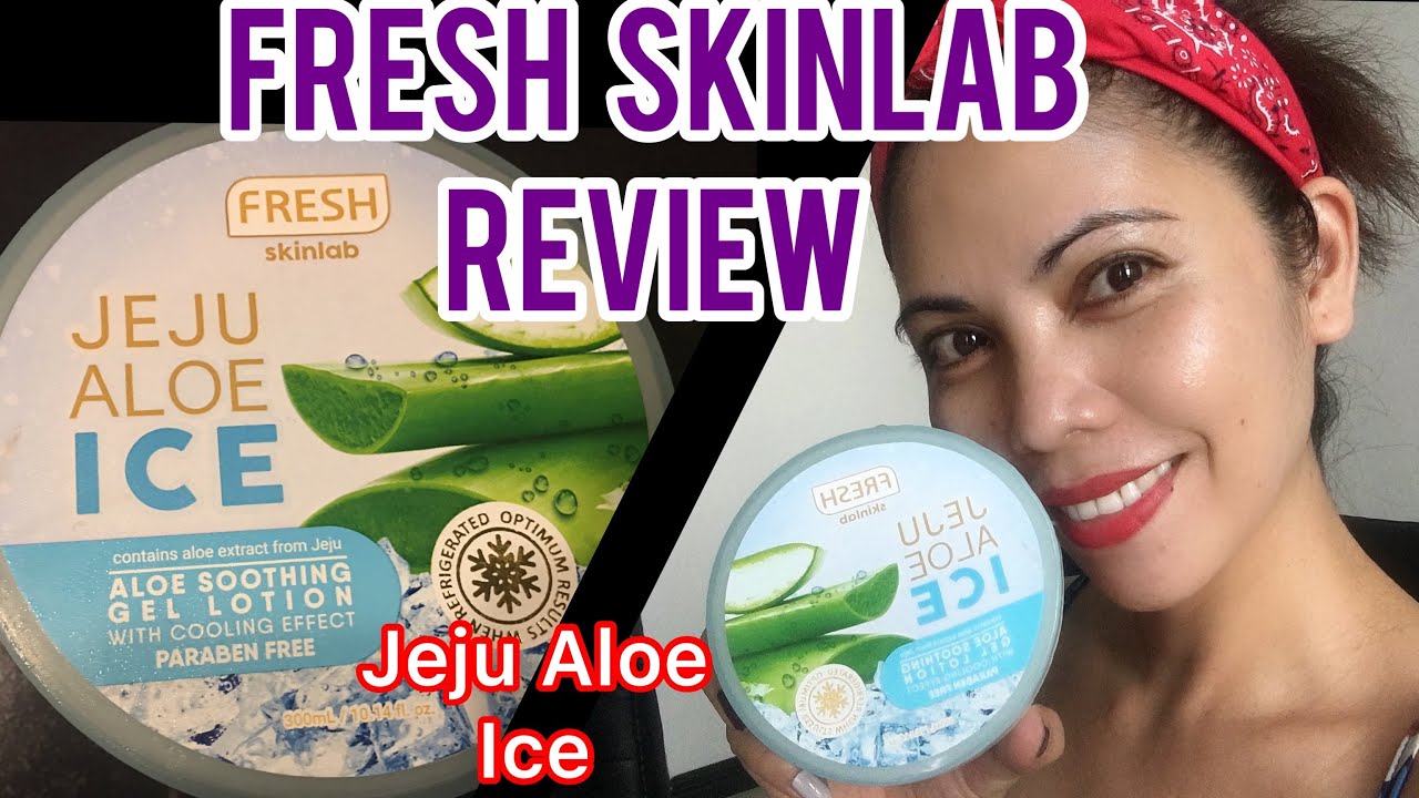 JEJU ALOE ICE SOOTHING GEL SKINCARE REVIEW!! - YouTube