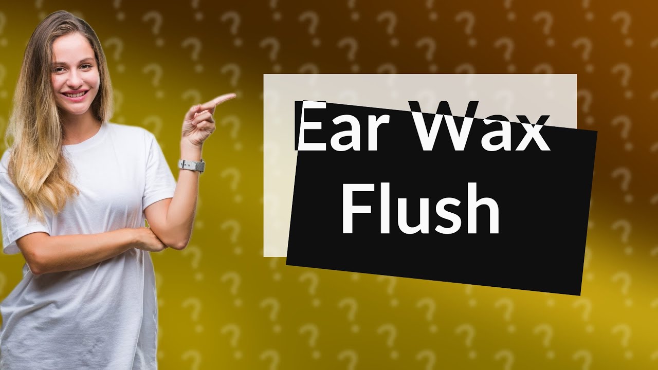 How do you flush out ear wax? - YouTube