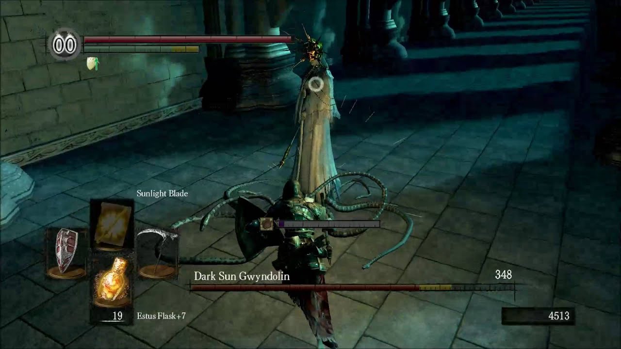 Dark Souls - Dark Sun Gwyndolin boss fight - YouTube