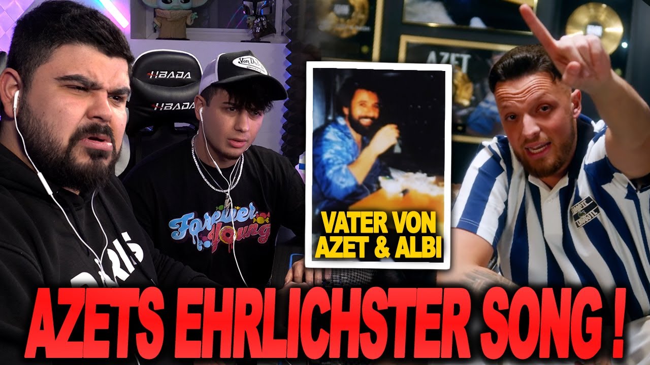 AZET RAPPT ÜBER SEINEN VERST0RBENEN VATER ! 😨💔 ALBI & AZET - HABIBI ...