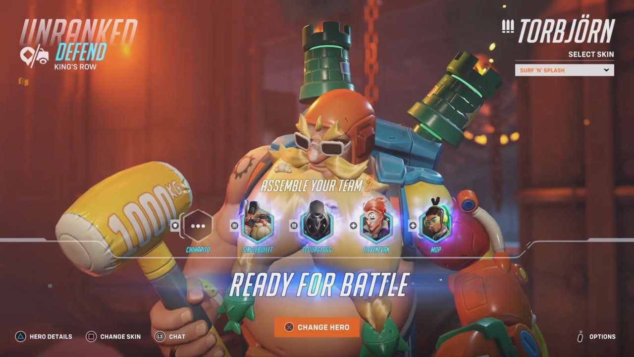 Overwatch 2 Torbjorn Gameplay No Commentary) (Ps5) (1080p 60) - YouTube