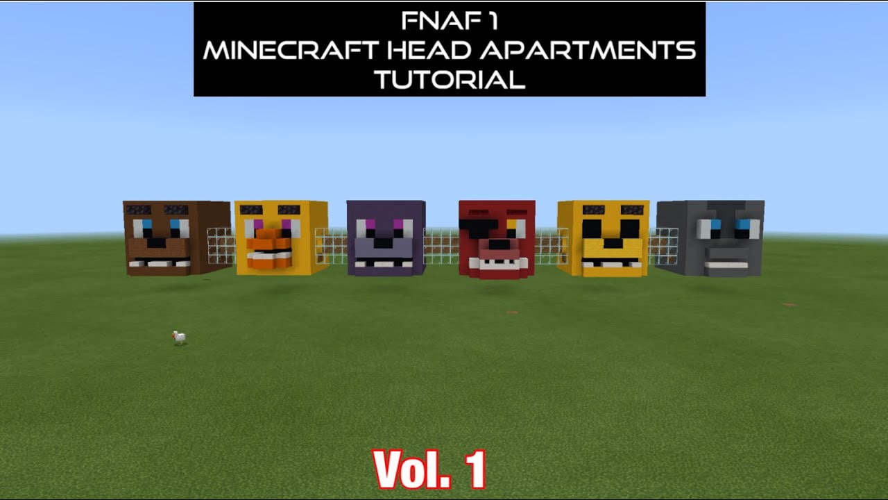 FNaF 1 Minecraft Head Apartments Tutorial (FNaF) VOL. 1 - YouTube
