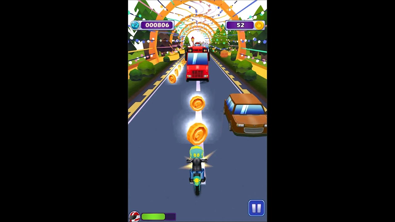 subway motorbike runner game | bike run game | bike game download - YouTube