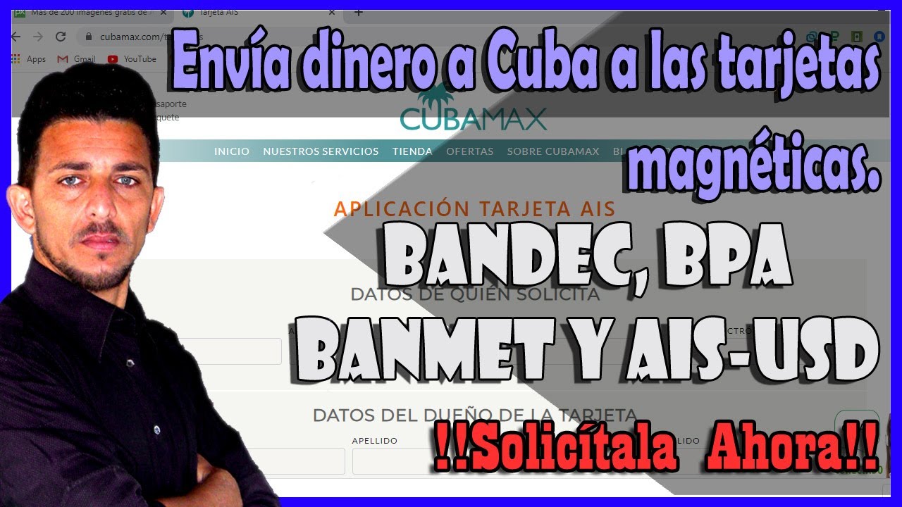 ¿Cómo 💸ENVIAR DINERO💸 a las nuevas TARJETAS USD/MLC y AIS en 🚩CUBA🚩 ...