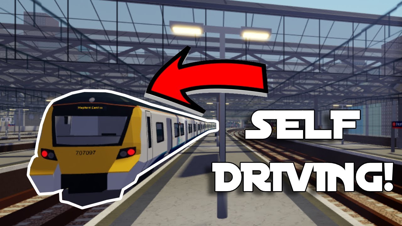 I made a SELF DRIVING TRAIN?! (Roblox SCR) - YouTube