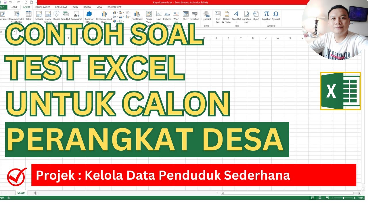 Contoh Soal Tes Excel Untuk Perangkat Desa | GRATIS File Latihan - YouTube