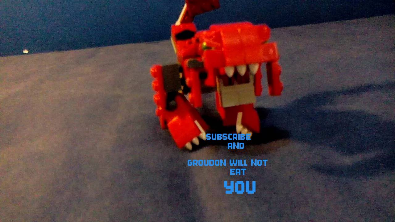 Lego pokemon \Groudon vs Rayquaza - YouTube