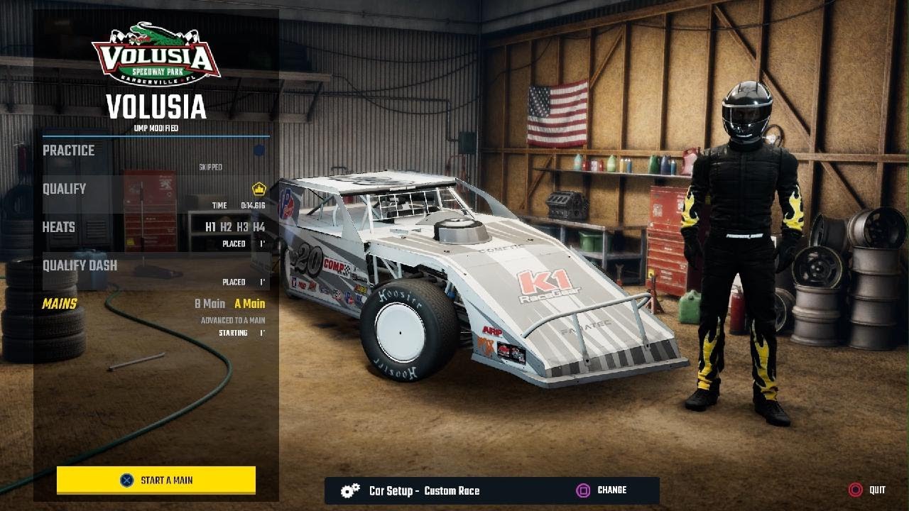 World of Outlaws volusia setup ump modified 14.5s-6s - YouTube