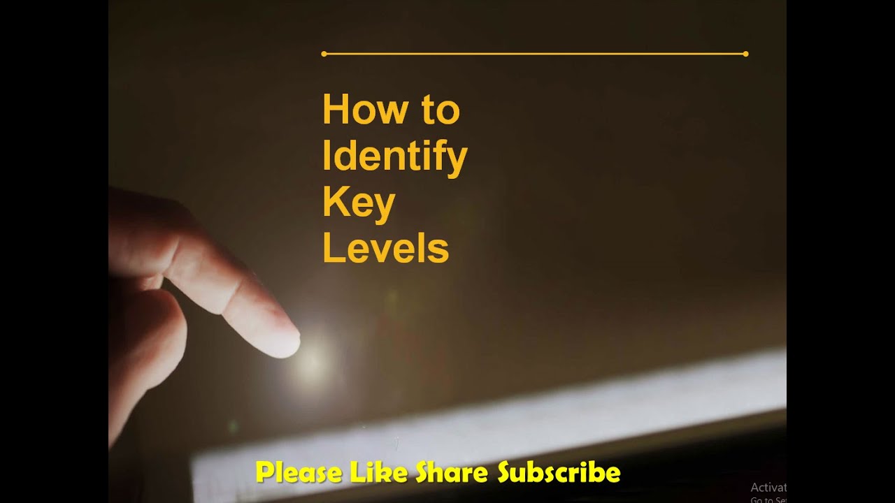 #1 How to identify key levels - YouTube