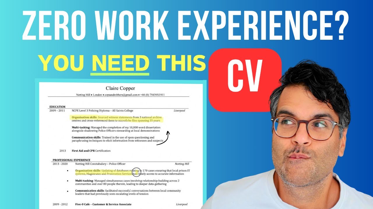 How to Write a CV with *ZERO* work experience - Cambridge University ...