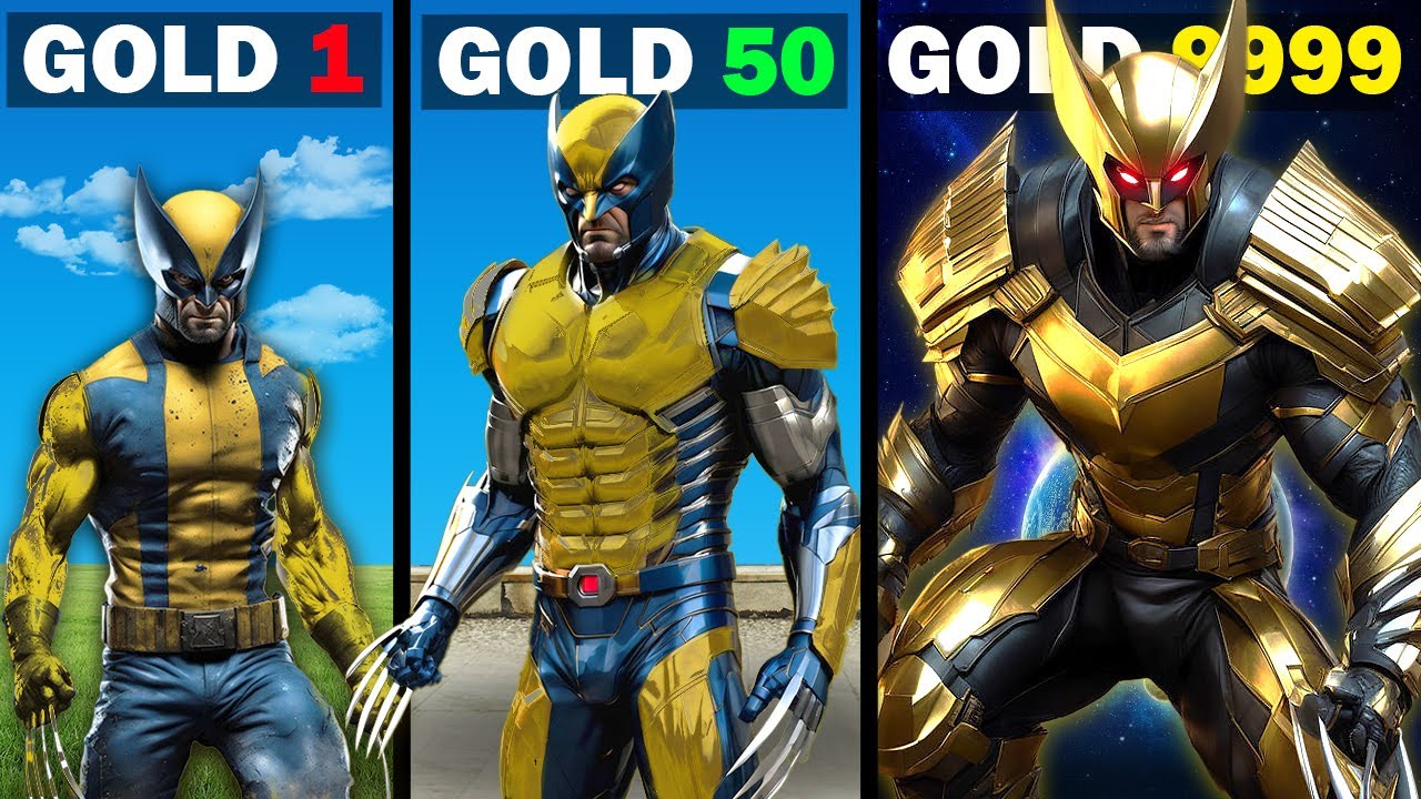Upgrading to GOLD WOLVERINE in GTA 5 - YouTube