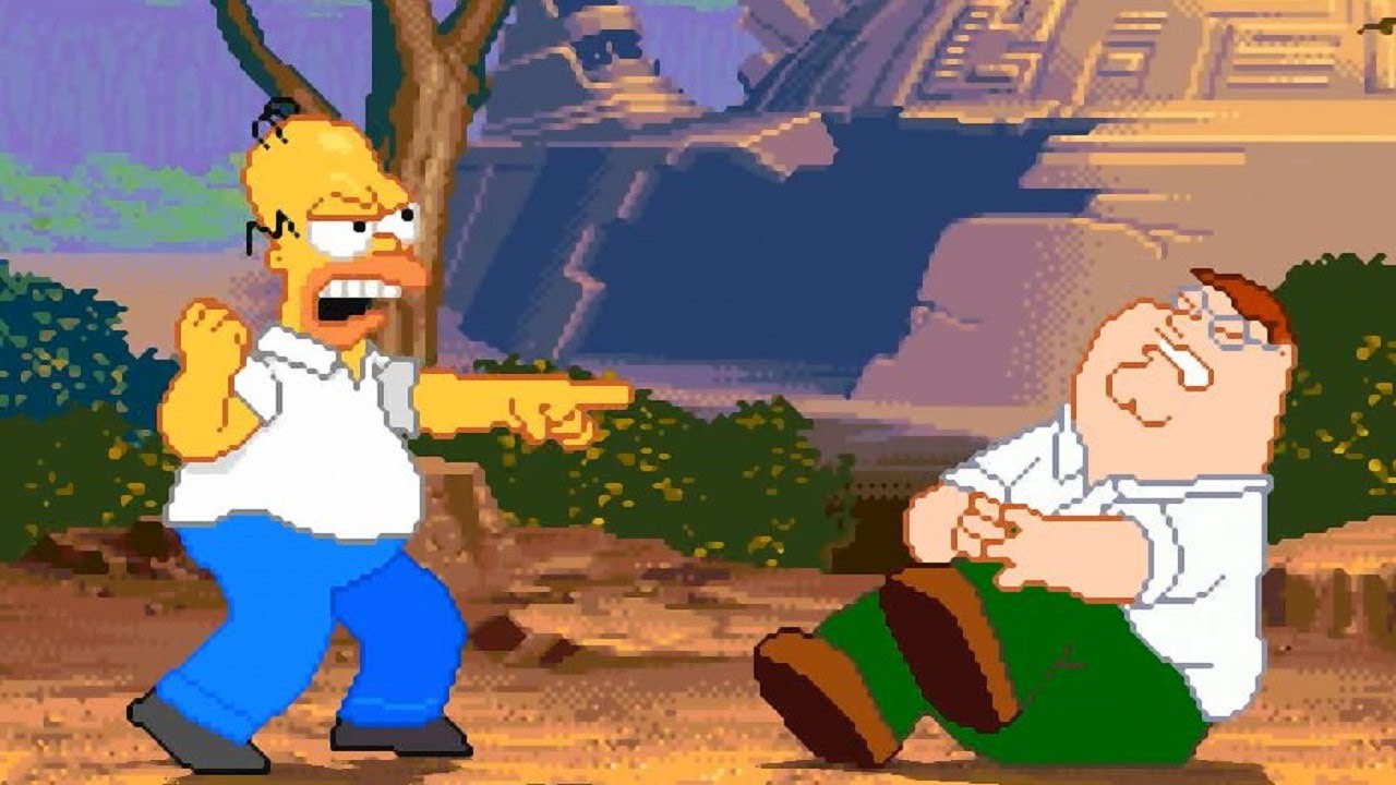 Homer Simpson vs Peter Griffin HD - YouTube