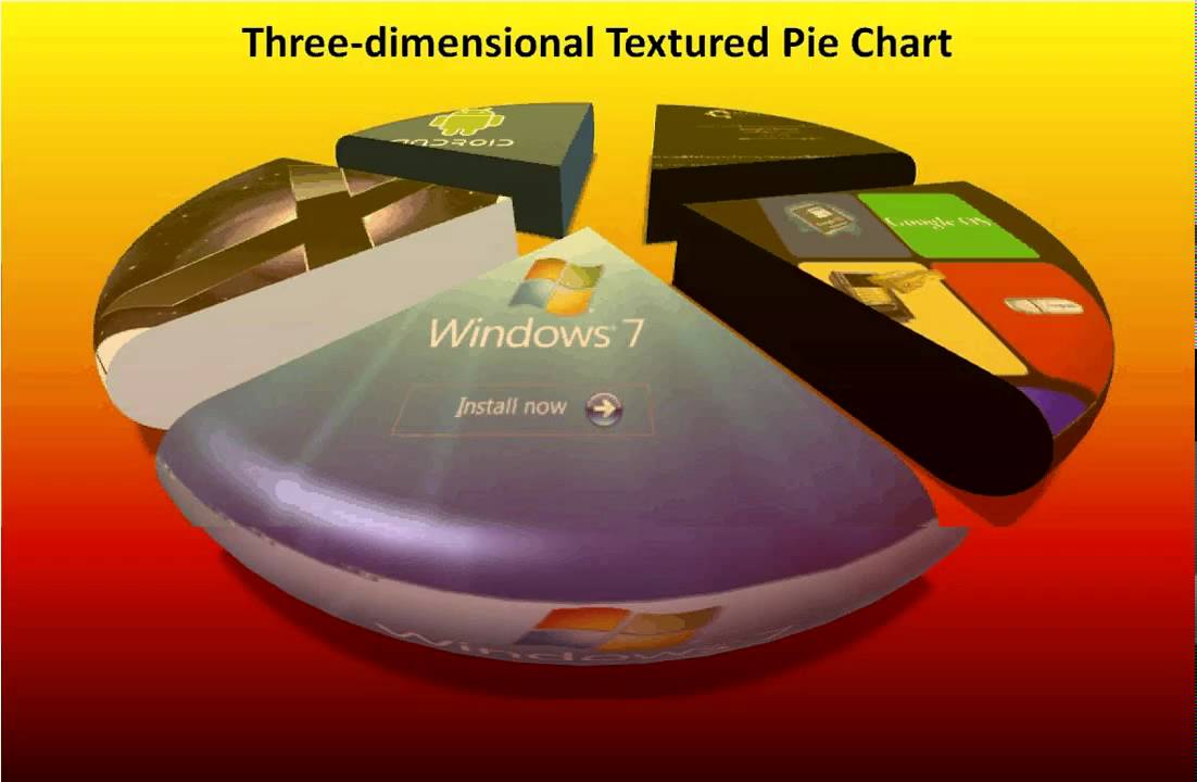 Excel textured Pie chart - YouTube