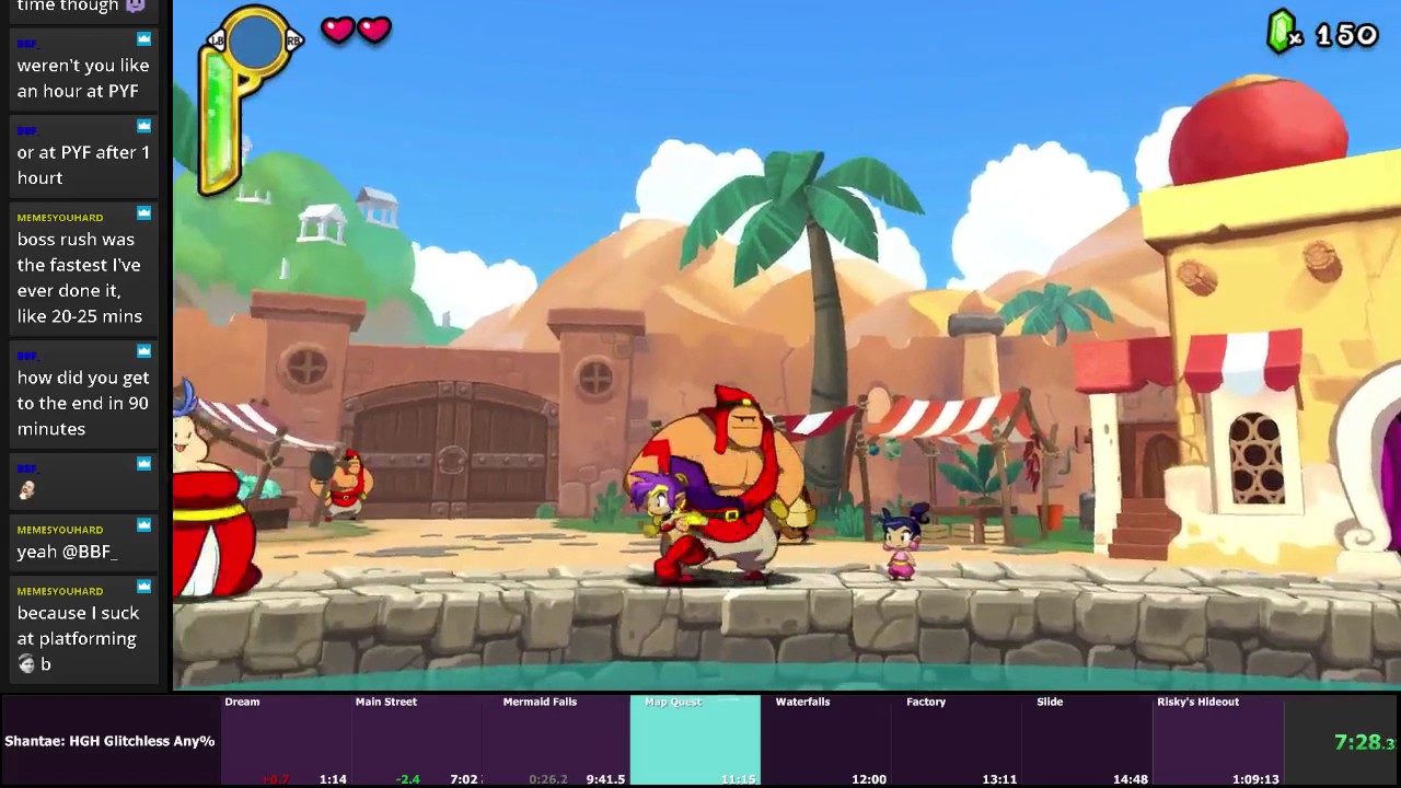 Shantae: Half Genie Hero Any% No OOB Shantae Mode Speedrun in 1:08:10 ...