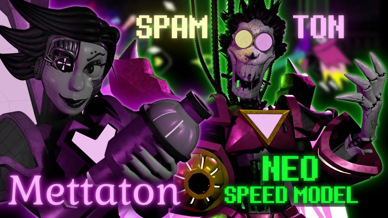 Making Spamton & Mettaton Neo [Speed model] [Deltarune][Undertale ...