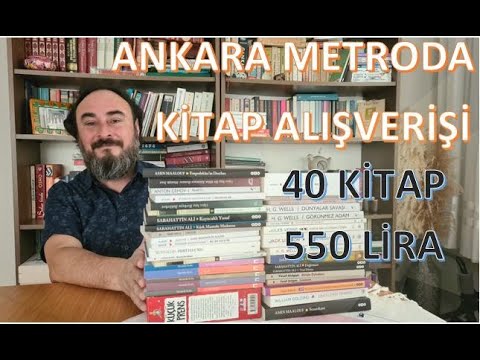 ANKARA Kızılay Metroda KİTAP ALIŞVERİŞİ I 40 KİTAP 550 LİRA / 45 LİRA da HEDİYE ÇEKİ İLE /