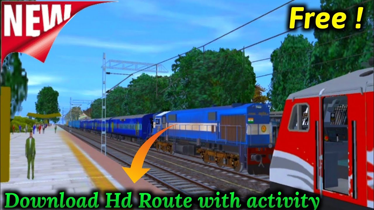 💝HOW TO DOWNLOAD NEW REALISTIC FREE ROUTE FOR TRAINZ SIMULATOR - YouTube