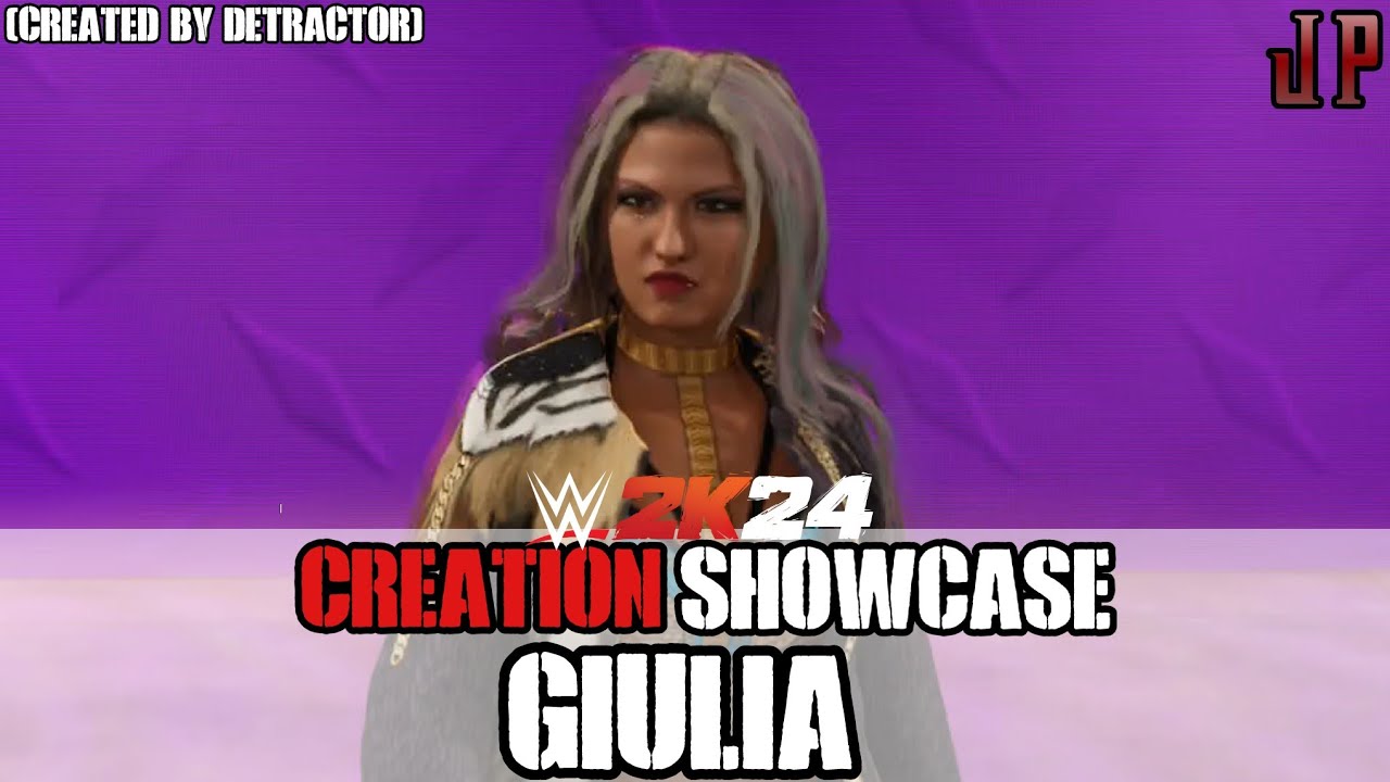 WWE 2K24 Creation Showcase: Giulia | (Created by Detractor) - YouTube