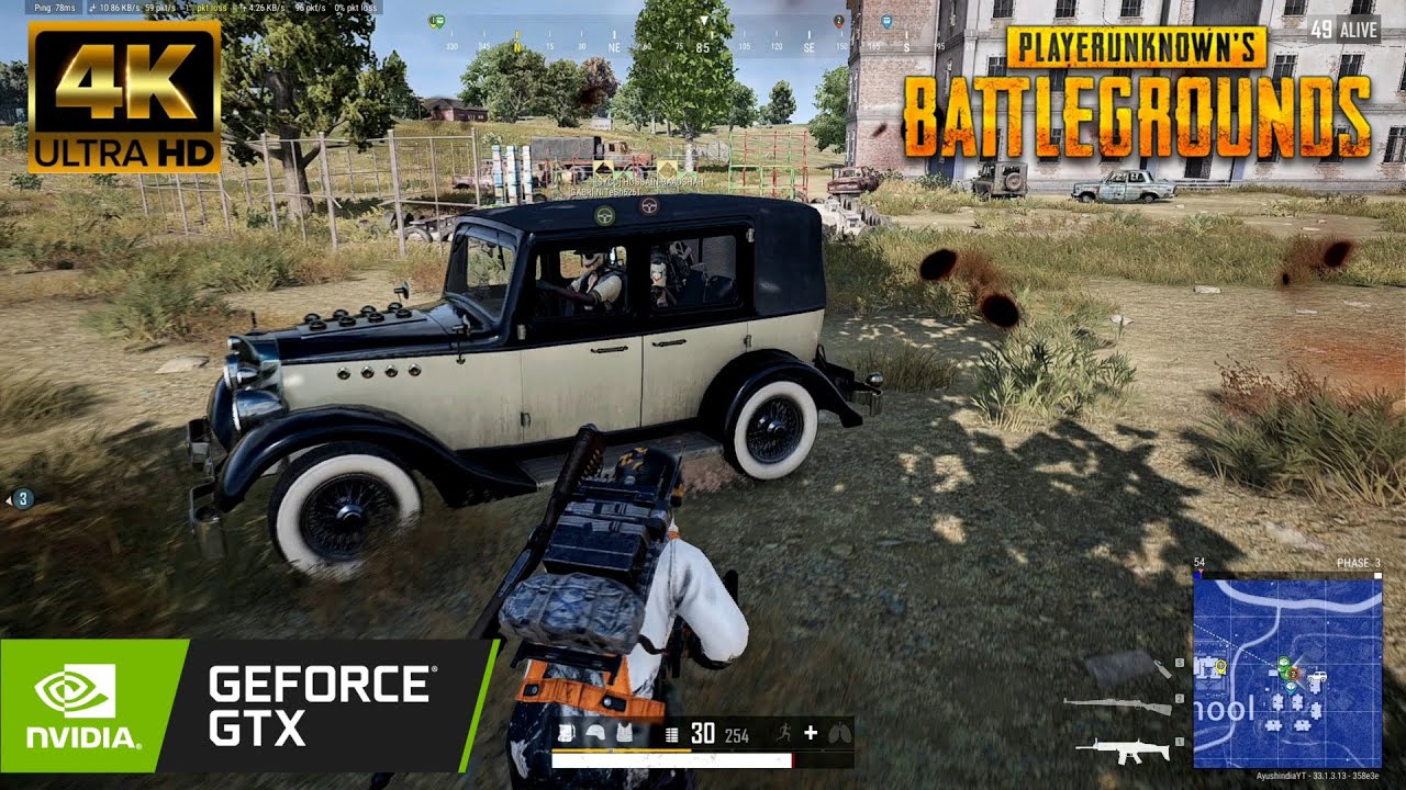 PUBG PC : 4K NVIDIA GeForce GTX 1650 4GB - YouTube