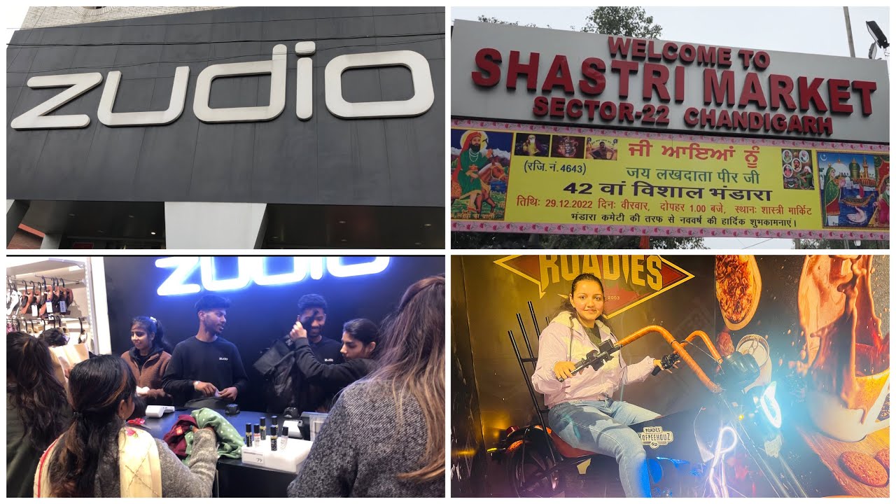 Sector 22 market Chandigarh & Zudio panchkula explore & guide ...