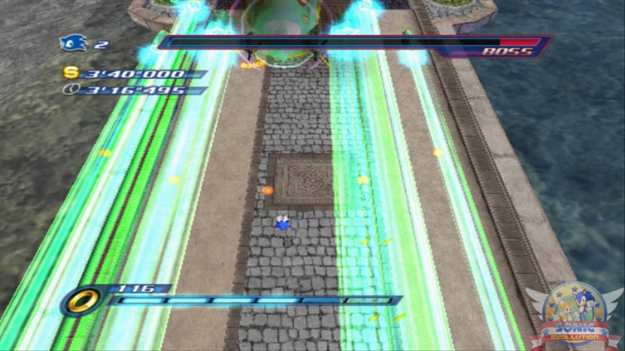 Sonic Unleashed (PS2) | Boss Stage: Vs. Egg Devil Ray - YouTube