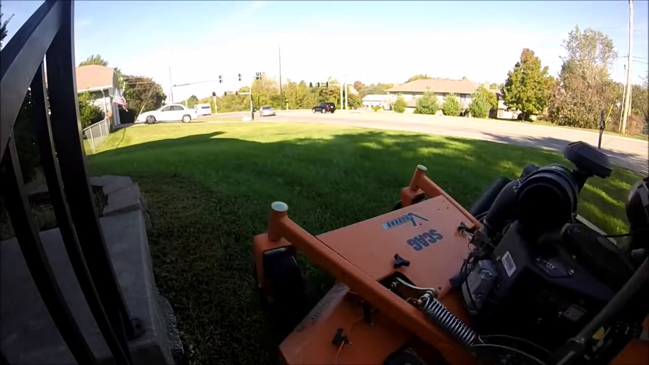 Lawn Care, Fast Paced Edging, Trimming and Mowing - YouTube