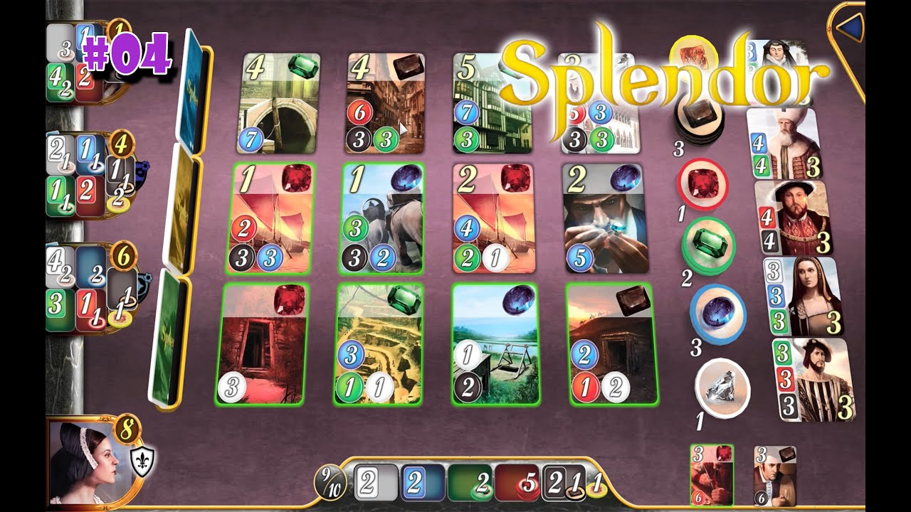 Splendor (4) - Full Gameplay No Commentary - YouTube