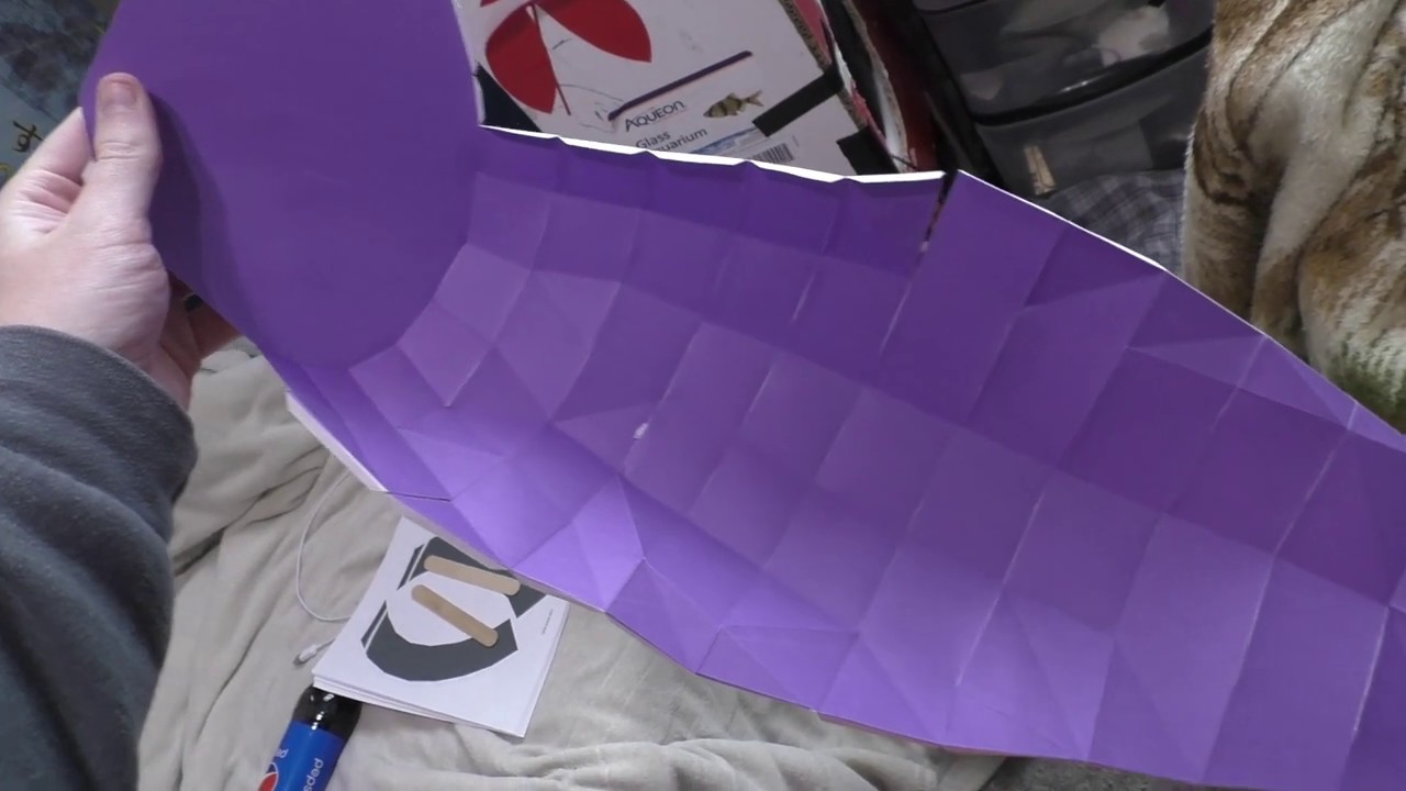 Life Size Papercraft Re:Zero Rem Part 5 - YouTube
