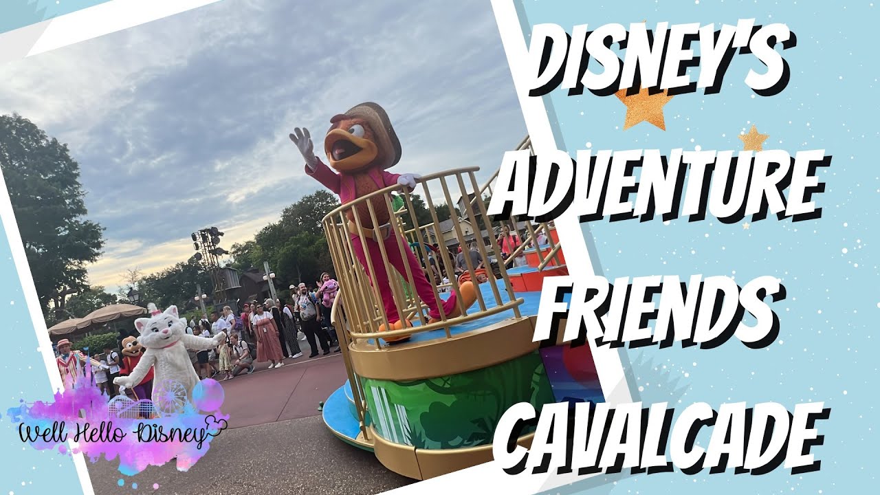Disney Adventure Friends Cavalcade 4K - Magic Kingdom - Walt Disney ...