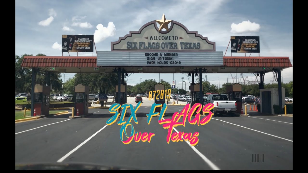 A day at Six Flags in Dallas, Texas, USA - YouTube